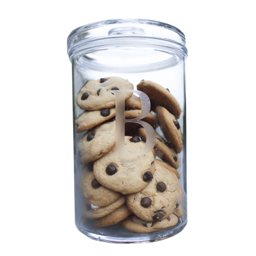 Engraved Lucite Round Cookie Jar with Cover - Medium – The Perfect Gift NJ